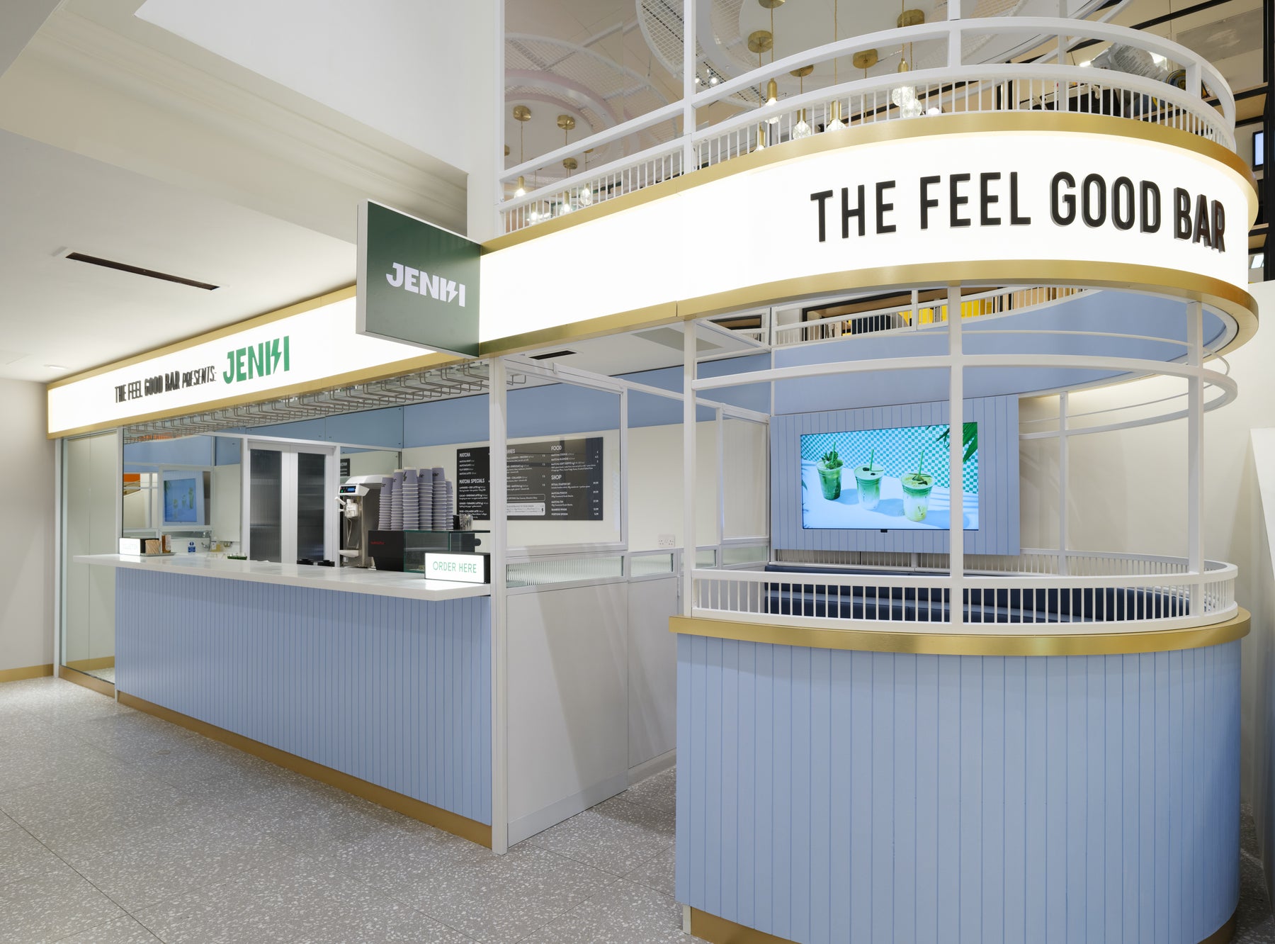 JENKI Matcha Bar Selfridges