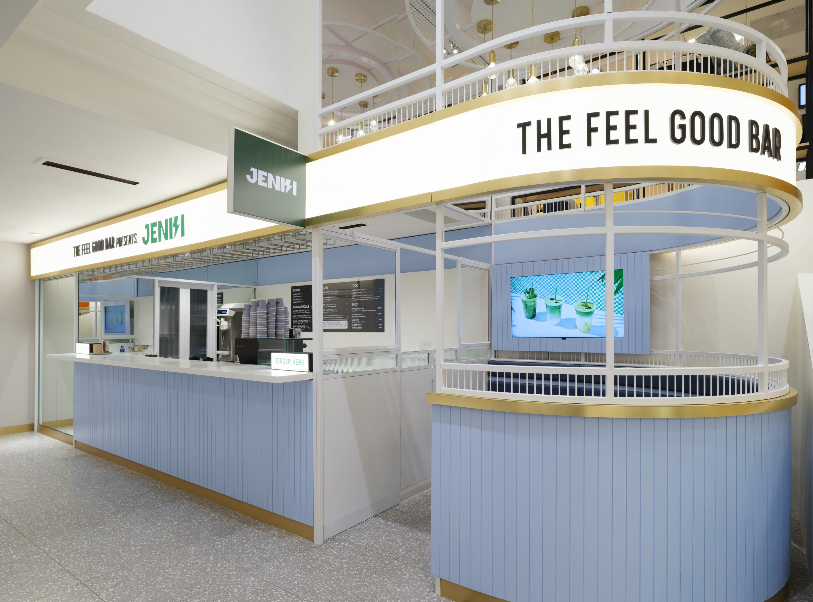 JENKI Matcha Bar Selfridges